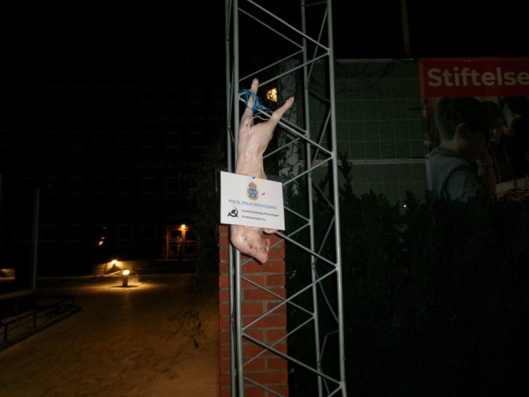 Sweden: Action Against the Police – The Red Herald